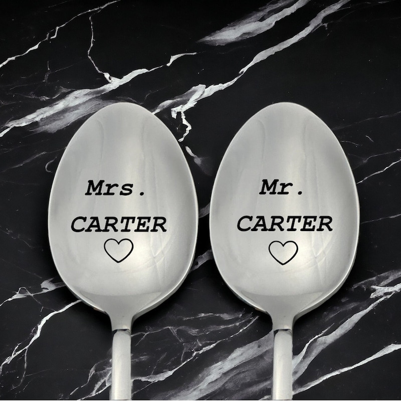 Mr Mrs Spoons - Etsy