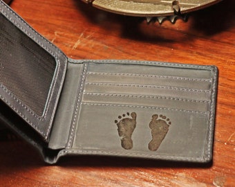 Handwriting Mens Wallet - Etsy