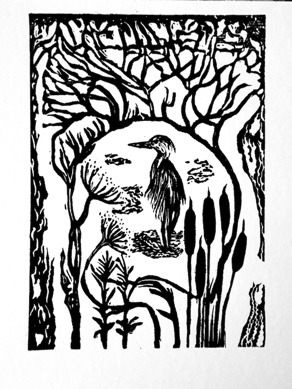 Wildlife Linocuts