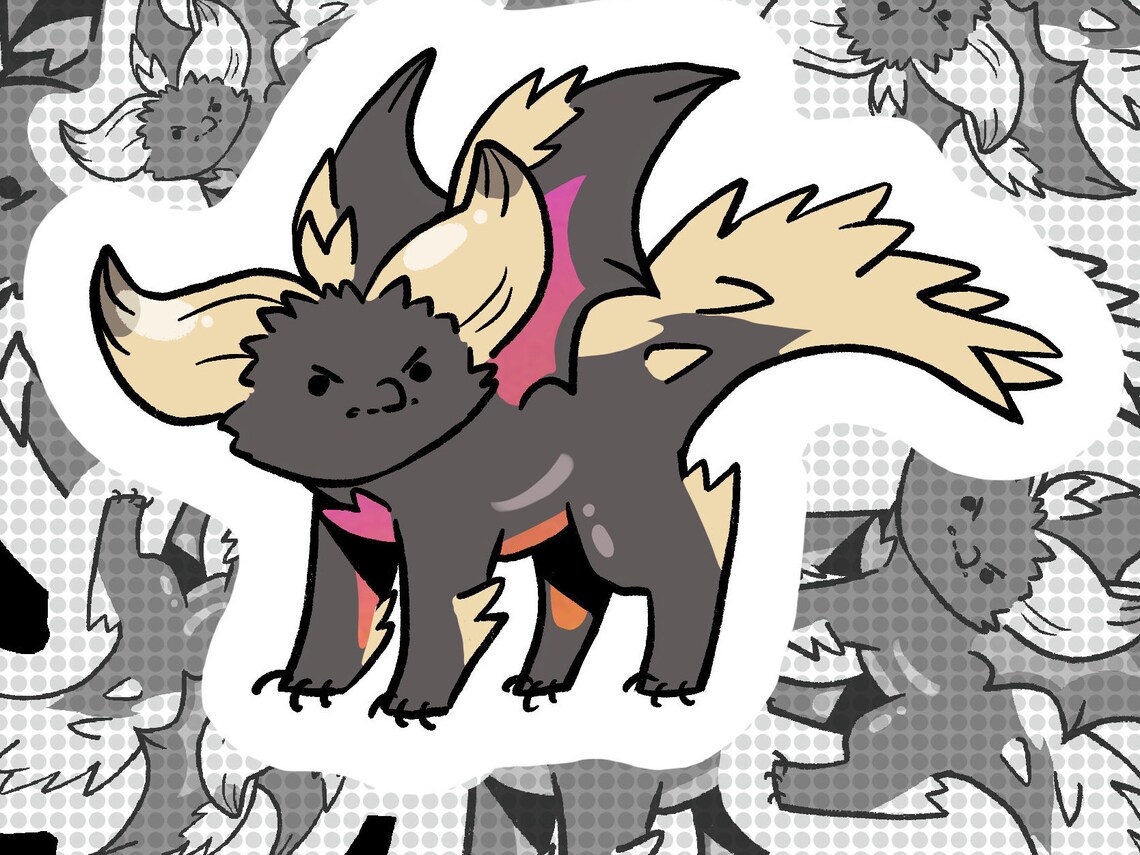Monster Hunter Chibi Stickers - Etsy
