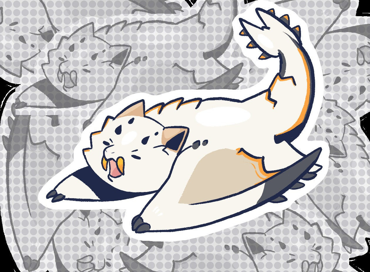 Monster Hunter Chibi Stickers | Etsy