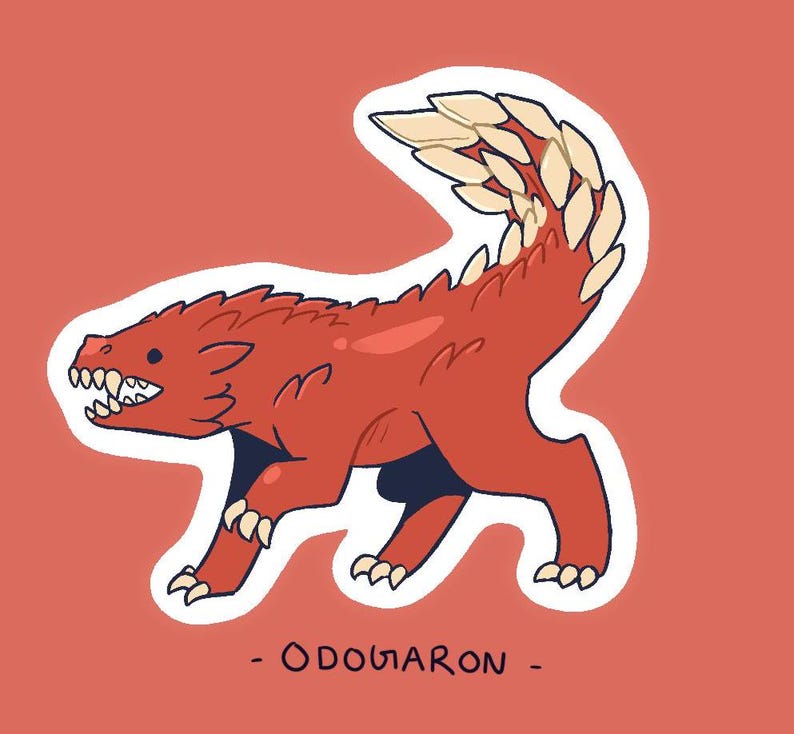 Monster Hunter Chibi Stickers - Etsy