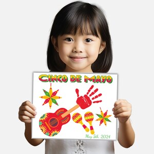 Cinco De Mayo Handprint Craft, Mexican Victory Handprint Art, Mexican ...