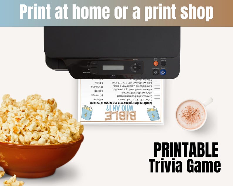 Bible Who Am I Games, Bible Trivia for Kids, Teens Adults, Sunday ...