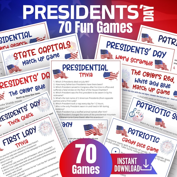 Presidents Day - Etsy