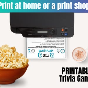Pop Culture Trivia Game, First 3 Letters Word Quiz,printable Game for ...