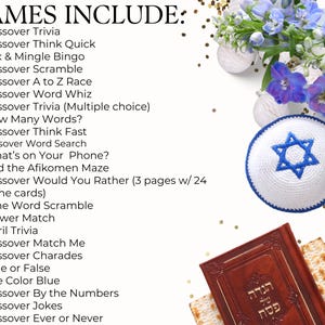 Passover Game Bundle, Jewish Games, Passover Holiday, Passover Games ...