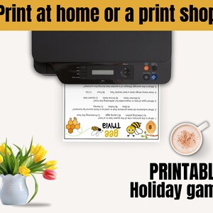 Bee Trivia Game,printable Honey Bee Game for Kids & Adults, What Will ...