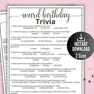 Adult Birthday Game Bundle for Her Rose Gold Whats in Your Phone Twenty ...