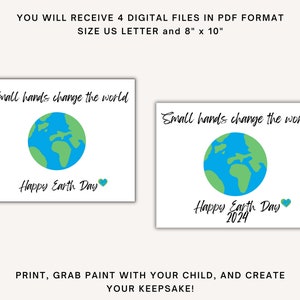 Earth Day Handprint Craft, Handprint Art, Handprint Craft Keepsake ...