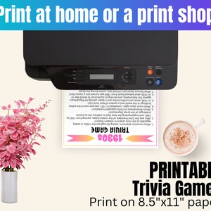 Decades Trivia Game Bundle, Trivia Questions 20s, 30s, 40s, 50s, 60s ...