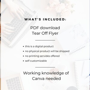 Editable Puppy Marketing Flyer, Dog Adoption Puppy Tear off Flyer ...