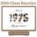 EDITABLE Custom 40th Class Reunion Sign, 40th Reunion Photo Collage ...