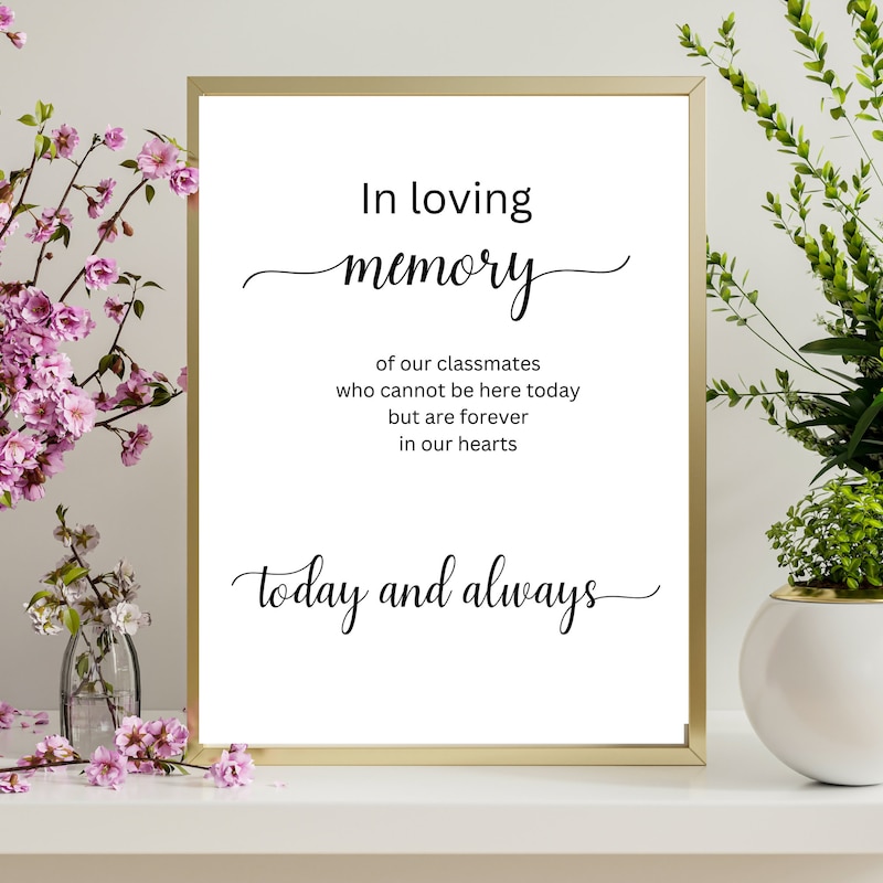 Reunion Memorial Table - Etsy