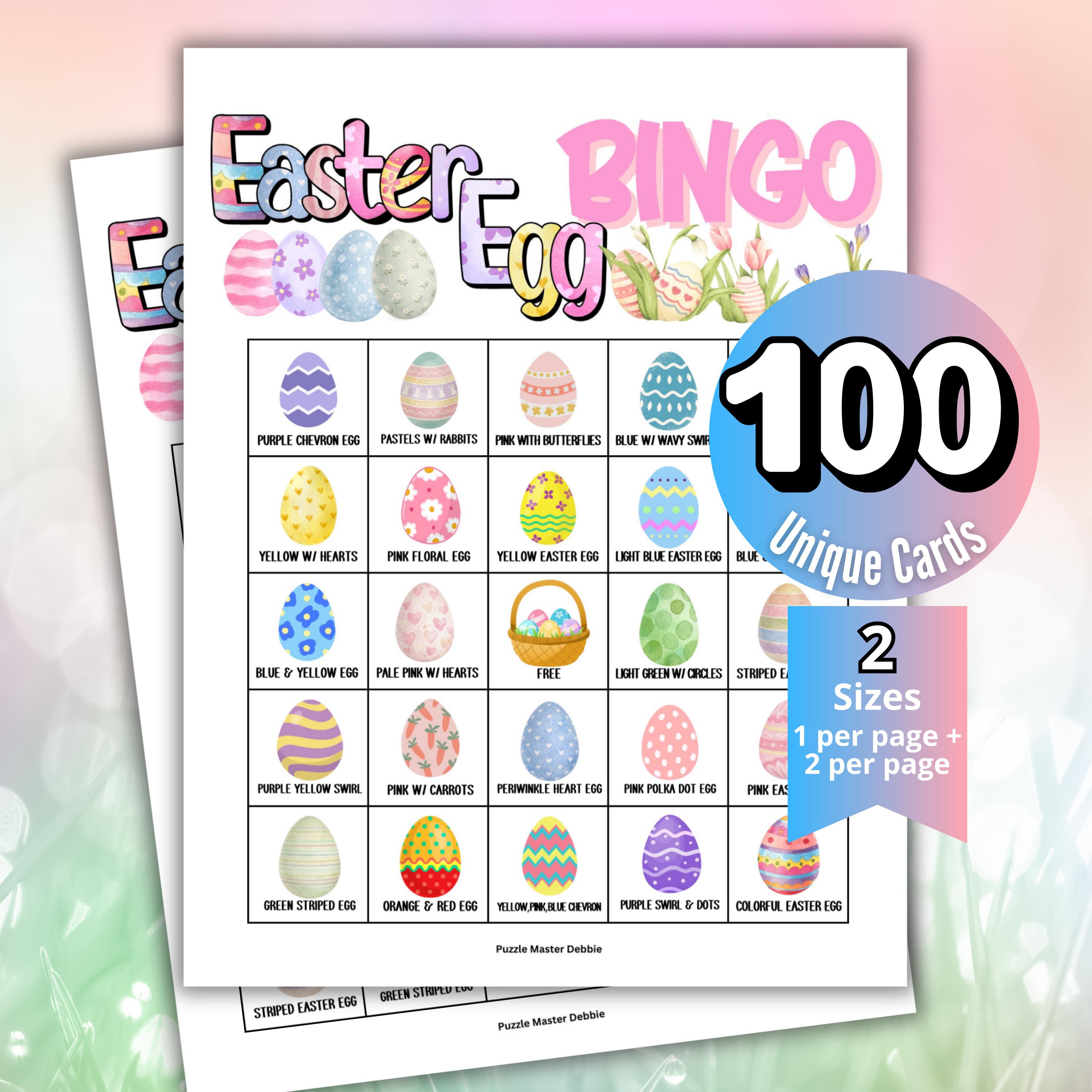 Easter Mega Game Bundle for Kids Teens &adults,classroom Spring Bingo ...