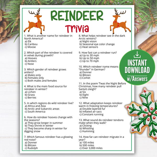 Reindeer Games - Etsy