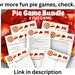 What's Your Pie Name Game WITH NAMETAGS + SIGN, Pie Holiday Party Game ...