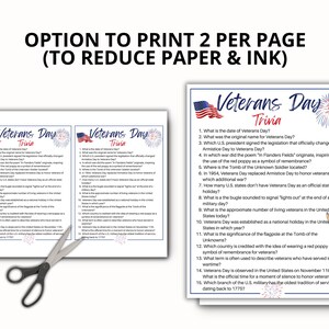 Veterans Day Trivia, Veterans Day Trivia Game, President's Day Trivia ...