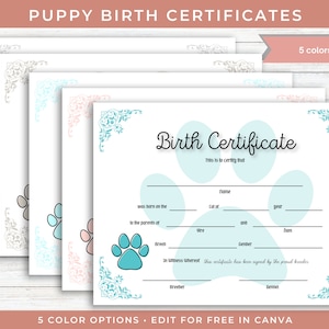Editable Puppy Breeder Starter Kit Templates, Dog Training Handbook for ...