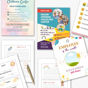 Daycare Starter Kit, Daycare Forms, Daycare Contract, Childcare Forms ...