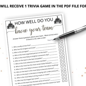 Team Building Games, How Well Do You Know Your Sports Team, Soccer ...