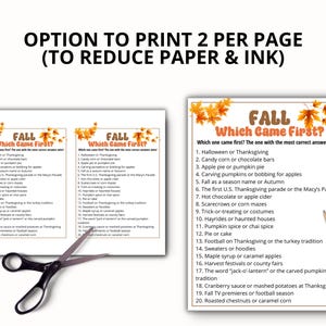 Thanksgiving Game Bundle, Fall Trivia Games, 52 Fun Printable Games for ...