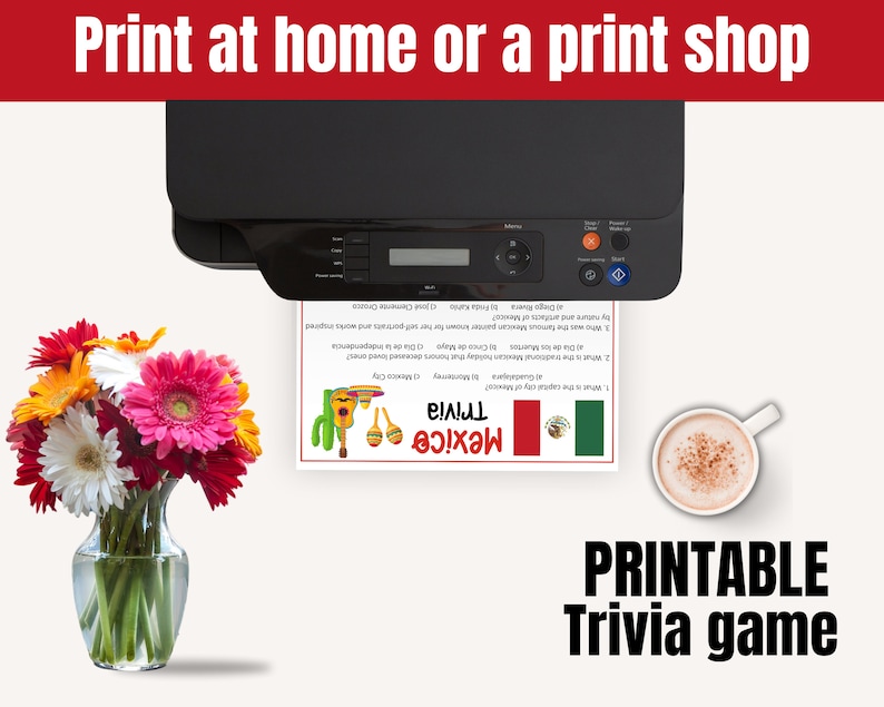Mexico Trivia Game, Printable Multiple Choice Mexican Game,spanish ...