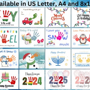 Winter Handprint Craft for Kids,christmas Handprint Art,toddler Finger ...