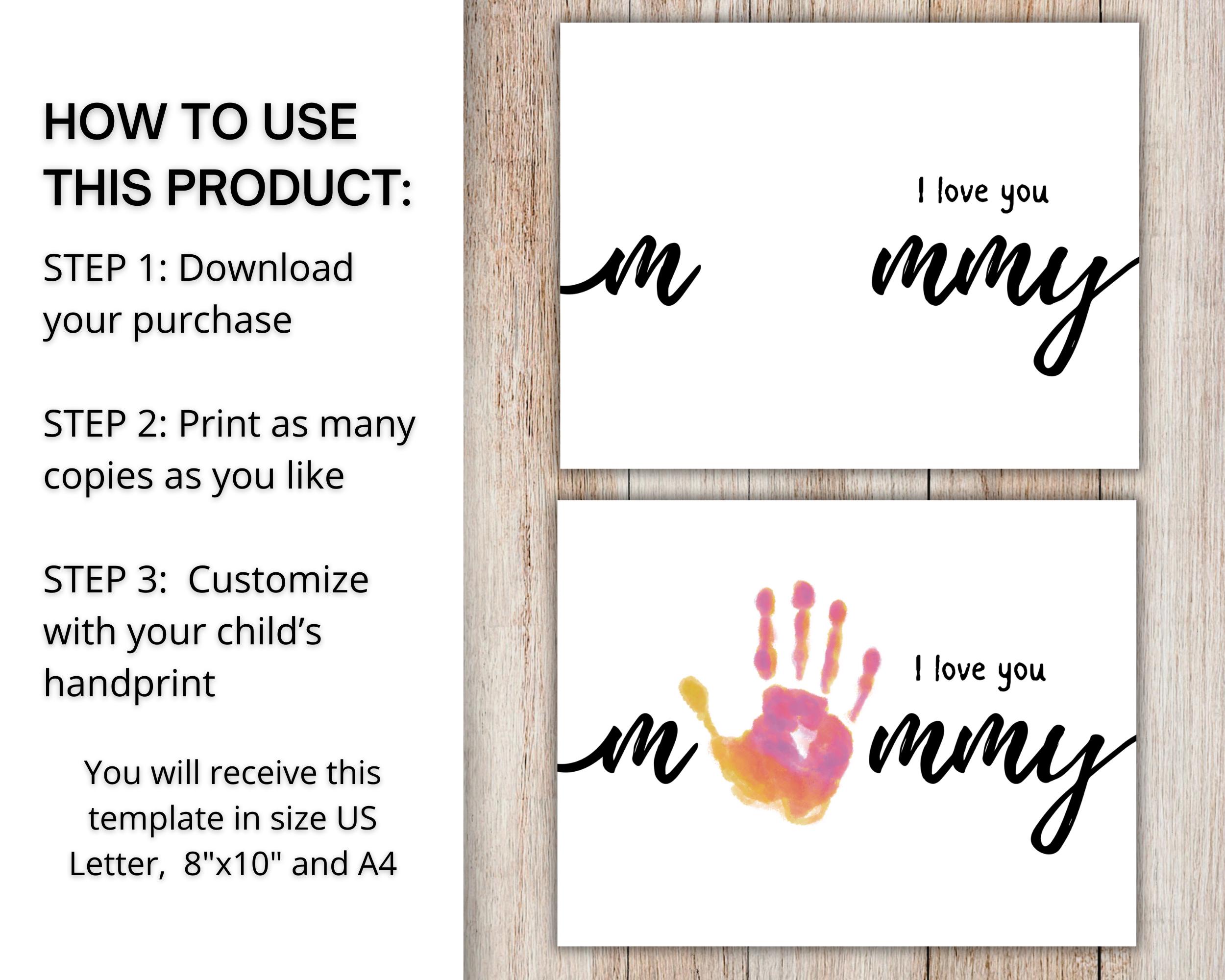 Spring Handprint Craft for Kids, Spring Handprint Art, Toddler Finger ...