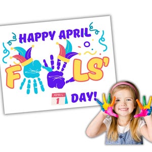 April Fools’ Handprint Craft, April Fools’ Day Craft for Toddlers ...