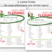 What's Your Flamingo Name Game WITH NAMETAGS + SIGN, Flamingo Baby ...