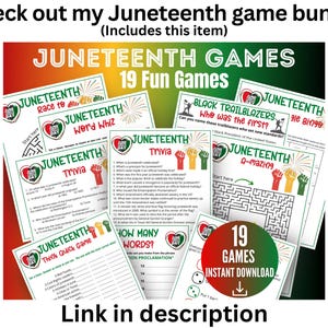 Juneteenth Trivia Game, Juneteenth Game, Classroom Activities ...