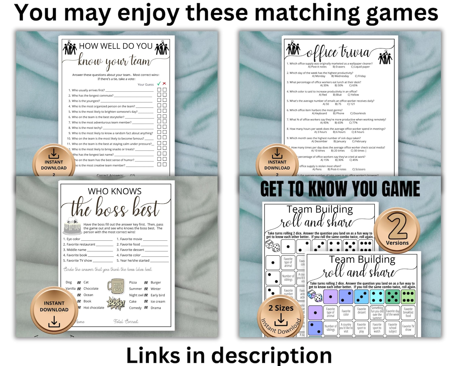 Christmas Team Building Games, How Well Do You Know Your Team, Coworker ...
