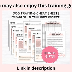 Daily Puppy Schedule - Fillable PDF, Editable Daily Dog Routine Puppy ...