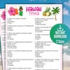Luau Games, Word Puzzle, Luau Party Games, Aloha Party Games, Hawaiian ...