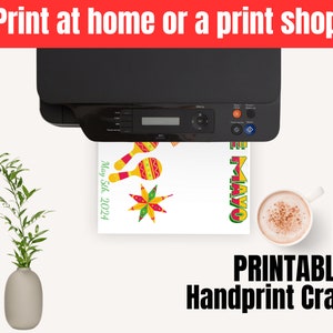 Cinco De Mayo Handprint Craft, Mexican Victory Handprint Art, Mexican ...