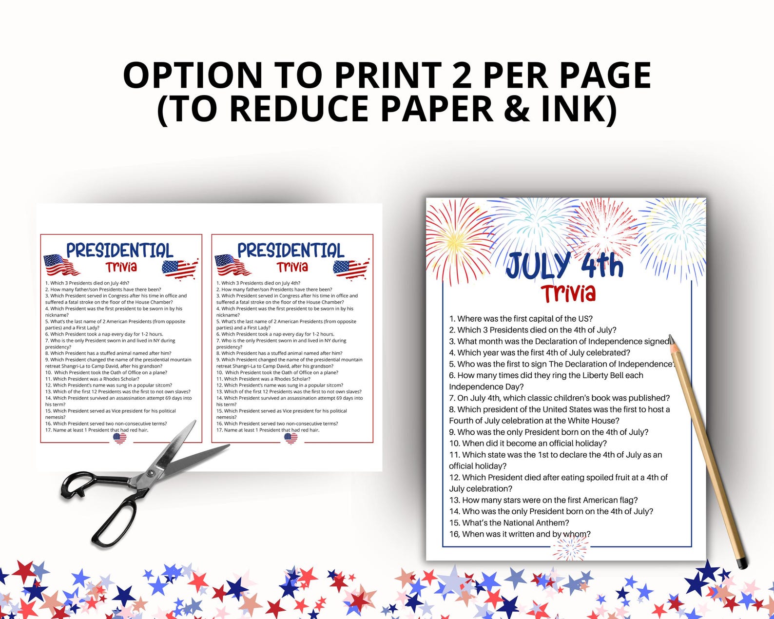 4th of July Game Bundle, July 4th Trivia, Patriotic Songs Game ...