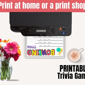 Bowling Trivia Game, Sports Team Trivia, Office Party Activity, Bowling ...