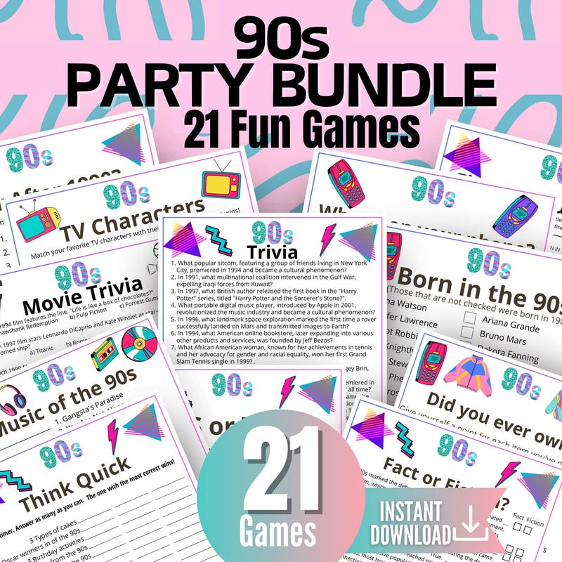 Back to 1996 Party - Etsy