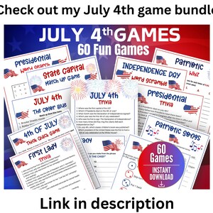 Patriotic Forbidden Words Game,presidents Day Party & Inauguration Day ...
