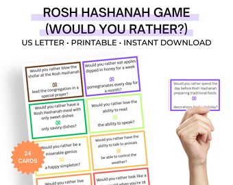Rosh Hashanah Revelry: Printable Party Games Pack - Etsy