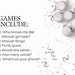 Bat Mitzvah Games, 6 Game Bundle, Bat Mitzvah Favors, Birthday Party ...