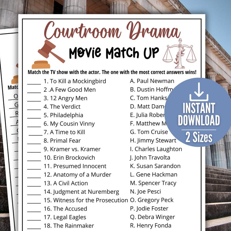 Courtroom Themed Party - Etsy