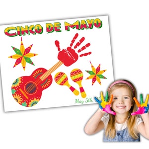 Cinco De Mayo Handprint Craft, Mexican Victory Handprint Art, Mexican ...