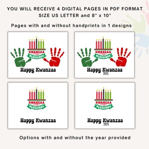 Kwanzaa Handprint Craft, Handprint Keepsake, Daycare Activity ...