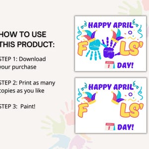 April Fools’ Handprint Craft, April Fools’ Day Craft for Toddlers ...