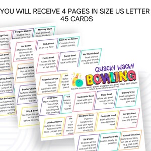 Bowling Challenge Game, Quacky Wacky Bowling, 45 Funny Ways to Bowl ...