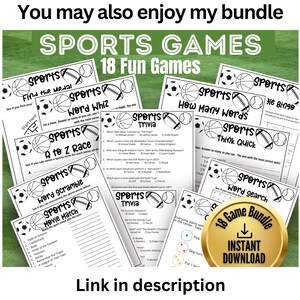 Team Building Games, How Well Do You Know Your Sports Team, Soccer ...