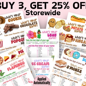 What's Your Teddy Bear Name Game WITH NAMETAGS + SIGN, Game, Teddy Bear ...