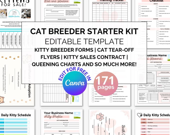 Comprehensive Neonatal Kitten Care Guide, Kitten Care Checklist, Kitten ...